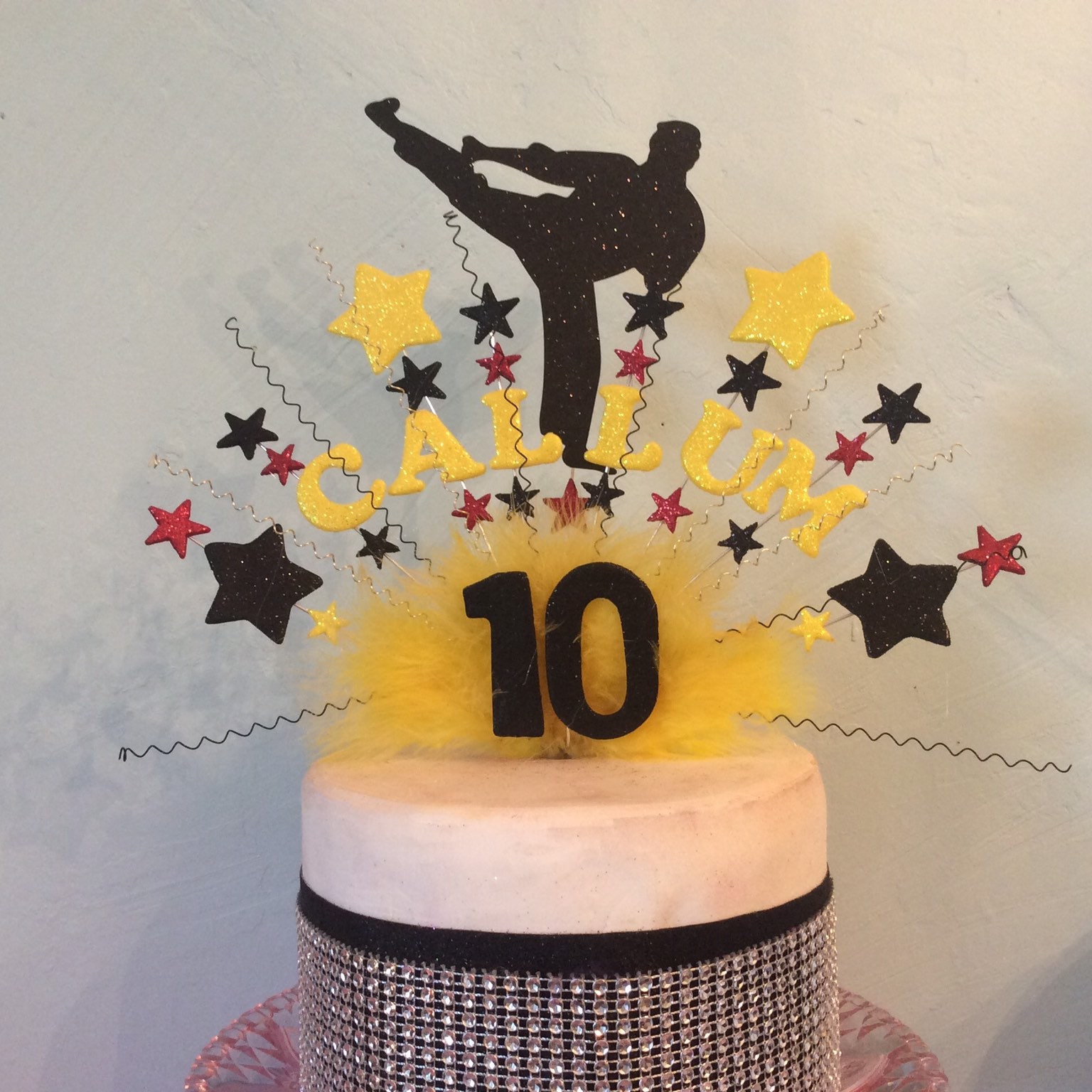 Personalised Martial Art , Judo Karate Birthday Cake Topper - Etsy