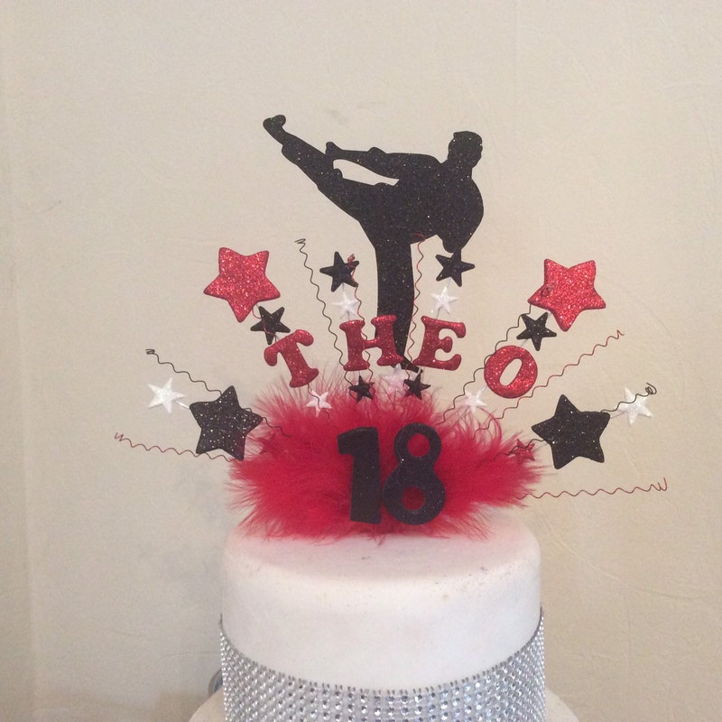 Karate Cake Topper - Etsy