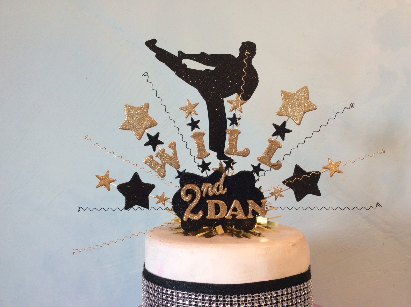 Personalised Martial Art Judo Karate Birthday Cake Topper - Etsy
