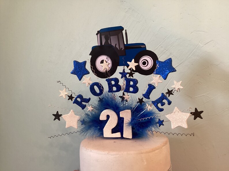 Tractor Cake Topper /centre Piece . Made With Your Choice of - Etsy