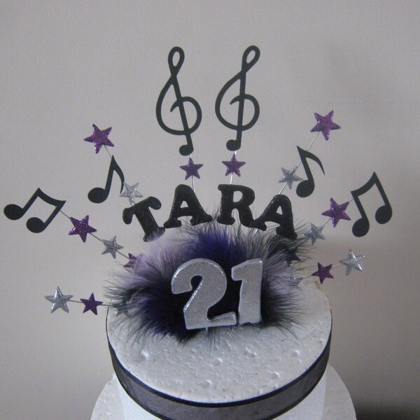 Music Cake Toppers - Etsy