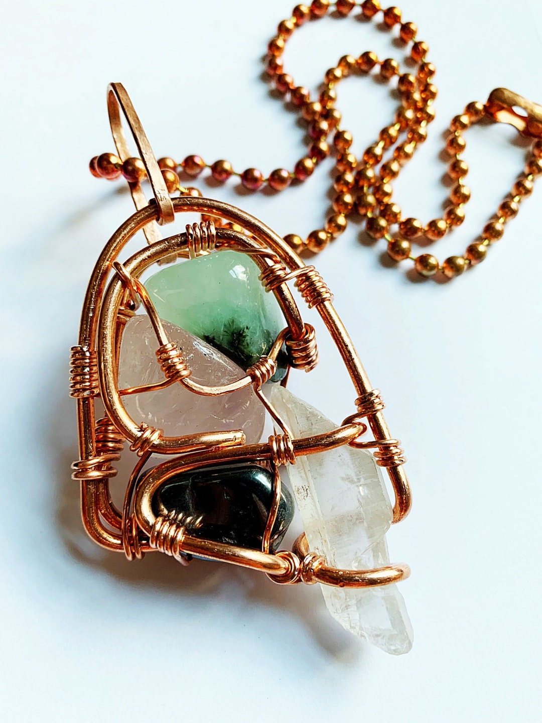 Crystal Amulet// Combination Stones - Etsy