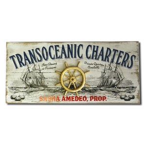 Beach House/inn Sign, Personalized, Wood, Ship Wheel 3D Relief, 11x24 ...