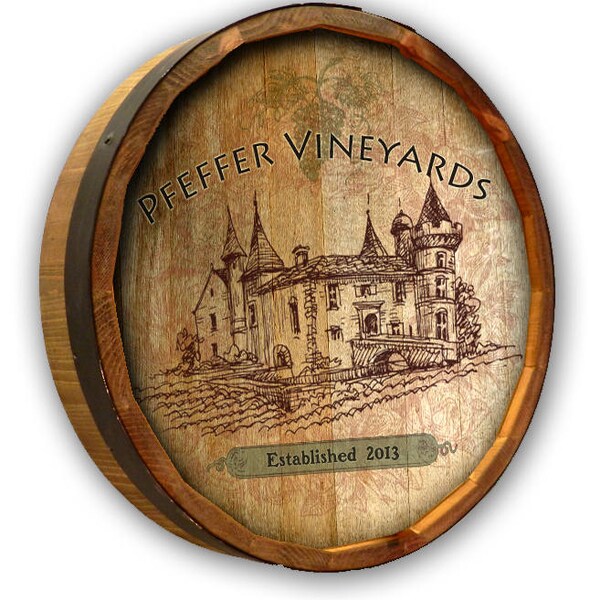 Wine Barrel Head - Etsy