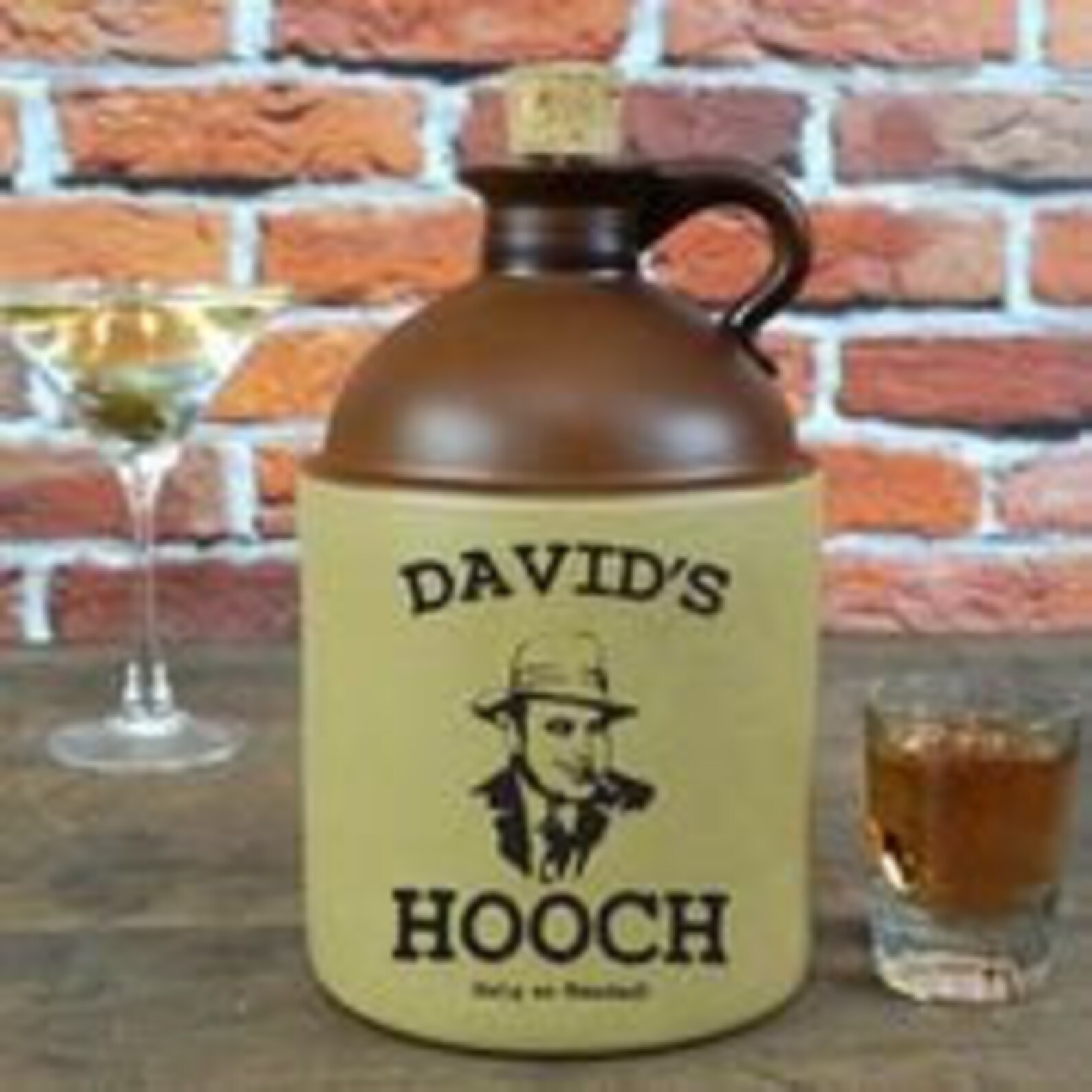 Personalized Hooch Moonshine Jug Half Gallon Growler Bottle - Etsy