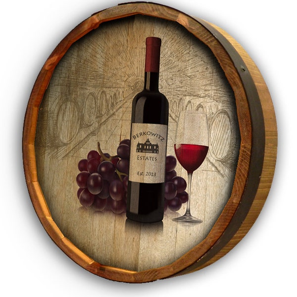 Wine Barrel Head - Etsy