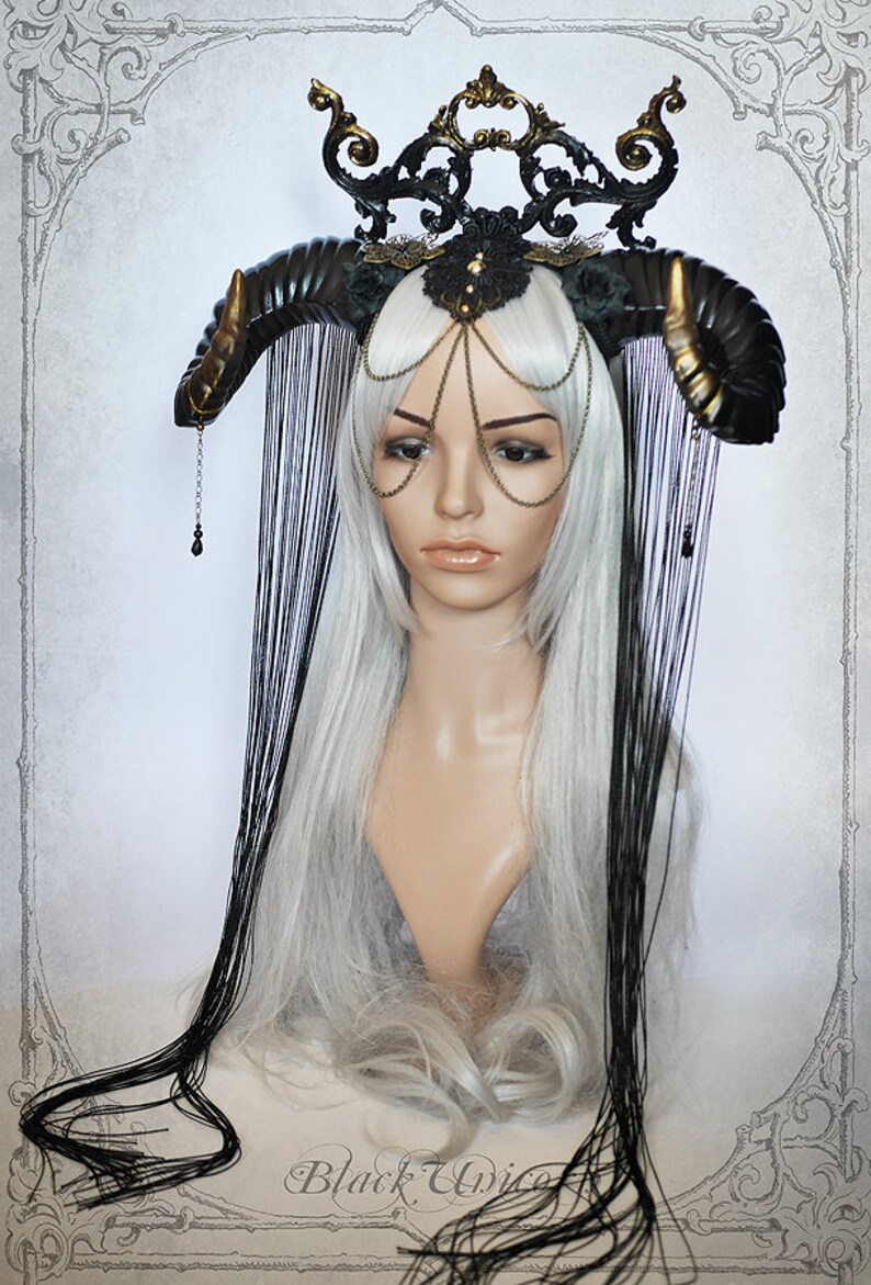 Horn Headdress hades - Etsy