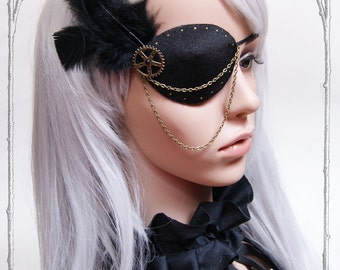 Dark Pirate Eyepatch | Etsy