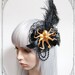 Golden Octopus Fascinator goth Gothic Steampunk Black - Etsy UK