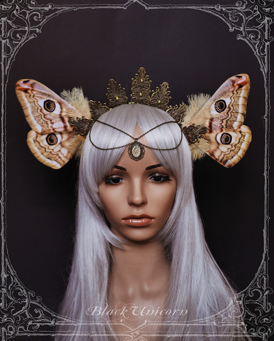Fairy Crown "emperor Moth" - Etsy