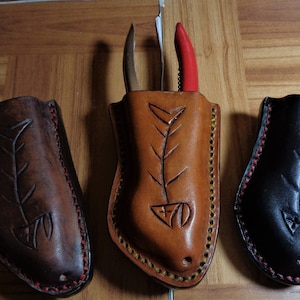 Fishing Pliers Sheath for 6 1/2" Manley Pliers Leather Stainless Steel ...