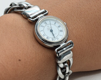 Sterling silver ladies watch | Etsy