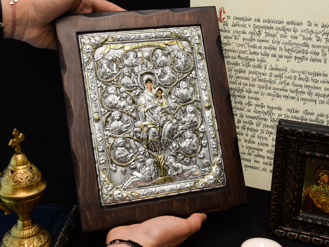 Tree of Jesse Orthodox Icon christianity Gift Religious - Etsy