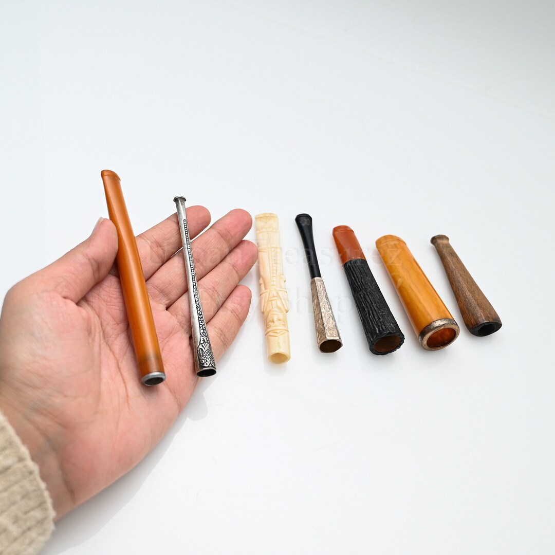 Cigarette Pipe Holder Antique Smoking Tobacco Collector Lot of 7 Items ...