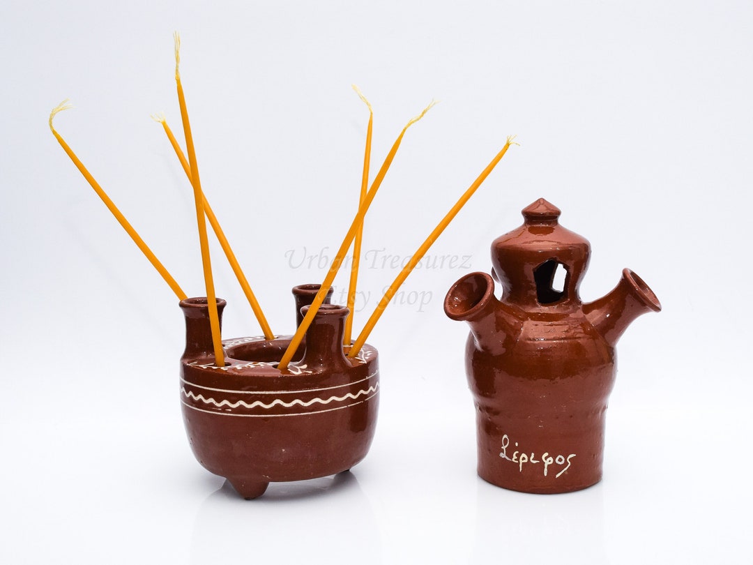 Greek Ceramic Island Decor • Serifos Island Pottery Handmade Miniature ...