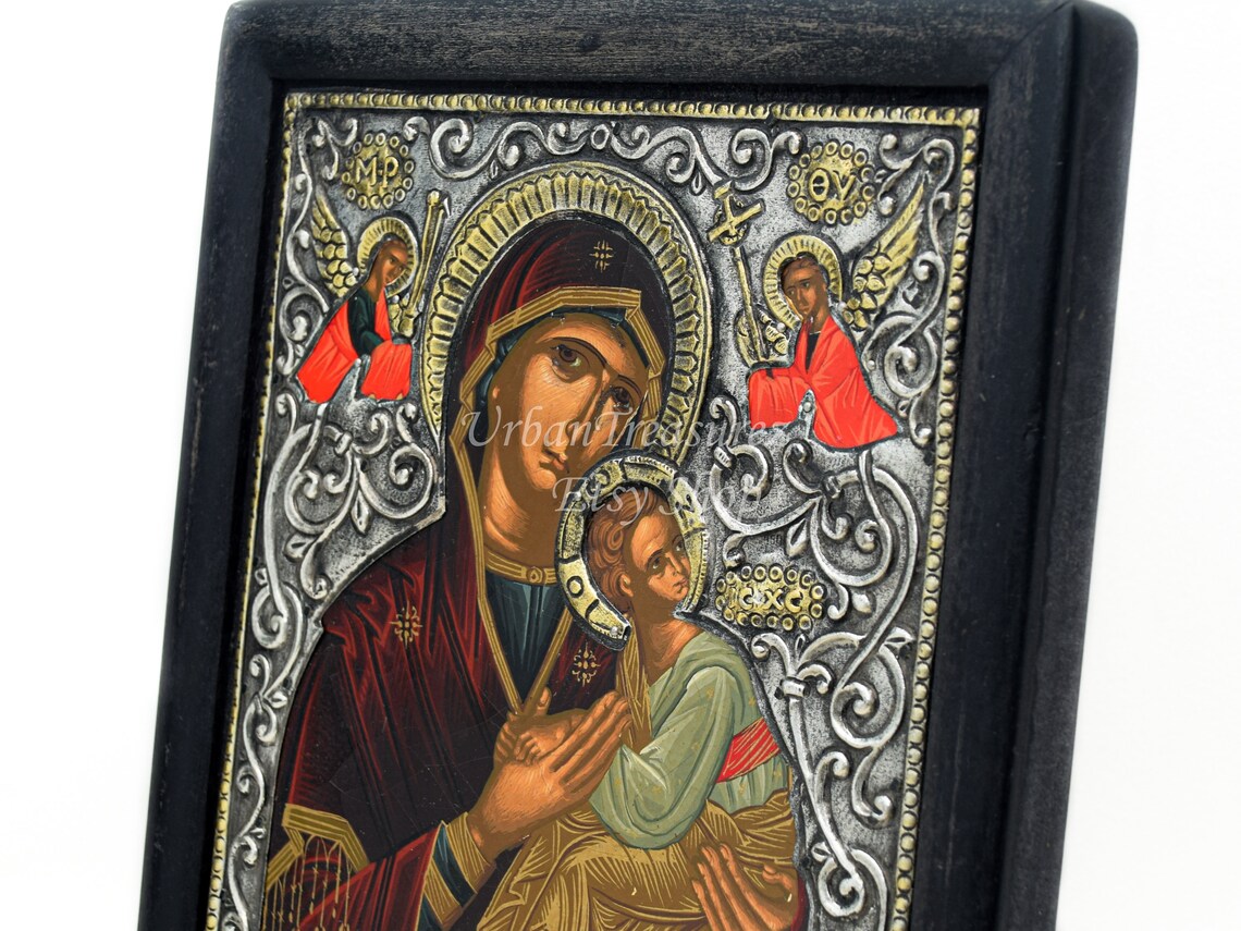 Christliche Hagiografie Jungfrau Maria Ikone Griechisch | Etsy