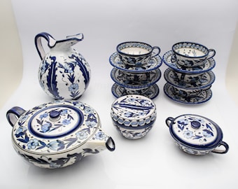 Mediterranean Tea Set - Etsy