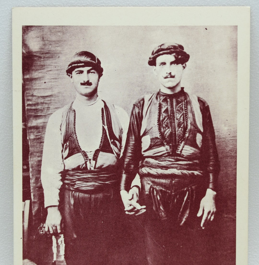 Antique Crete Photo, Greece Traditional Costume, Man Couple Photo ...