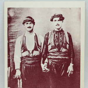 Antique Crete Photo, Greece Traditional Costume, Man Couple Photo ...