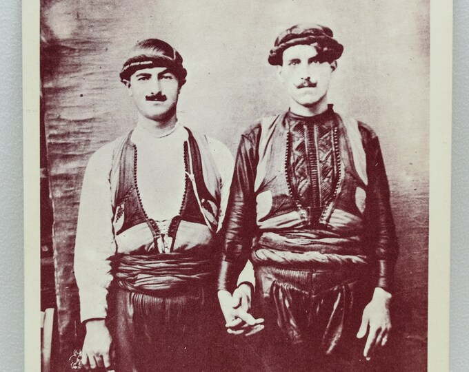 Antique Crete Photo Greece Traditional Costume Man Couple - Etsy