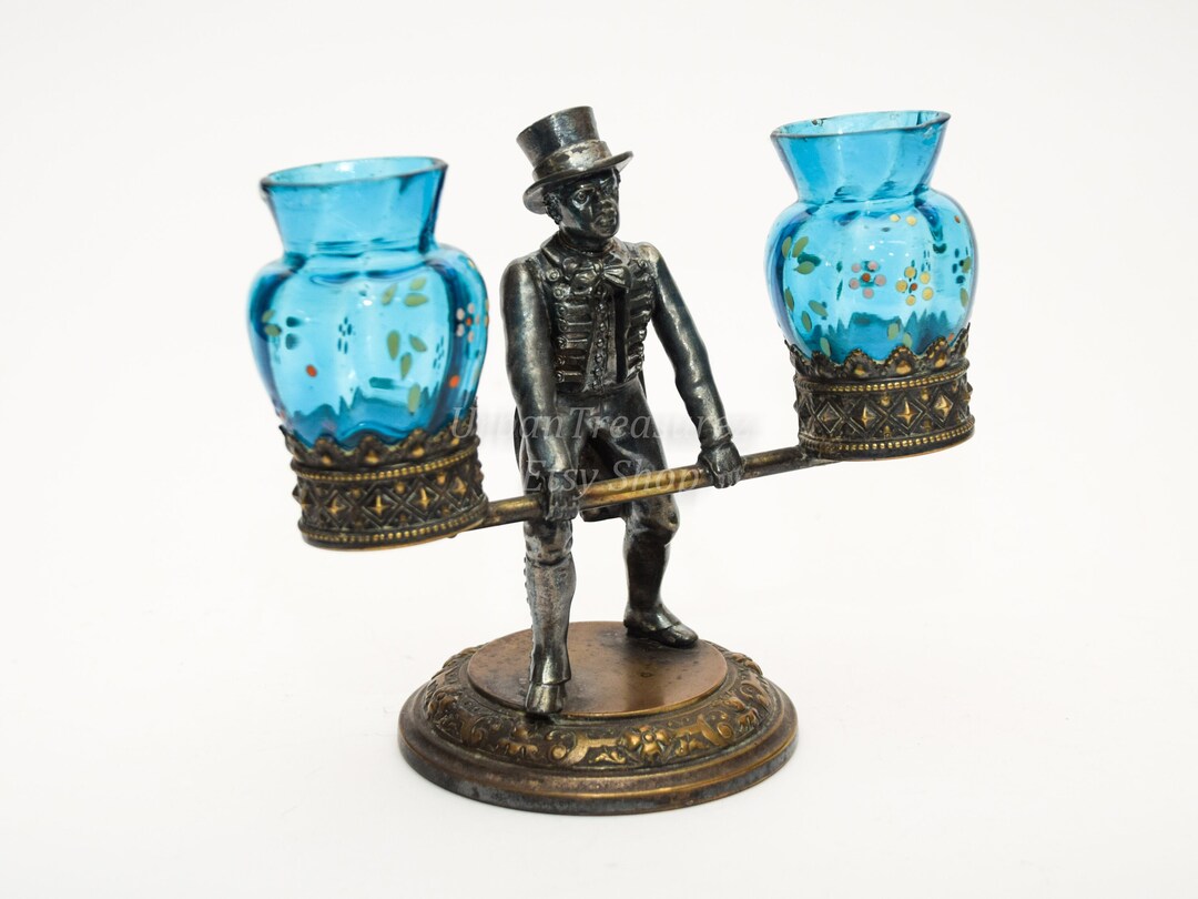 WMF Black Americana Figurine 1890s Silver Plate Statue Blackamoor ...