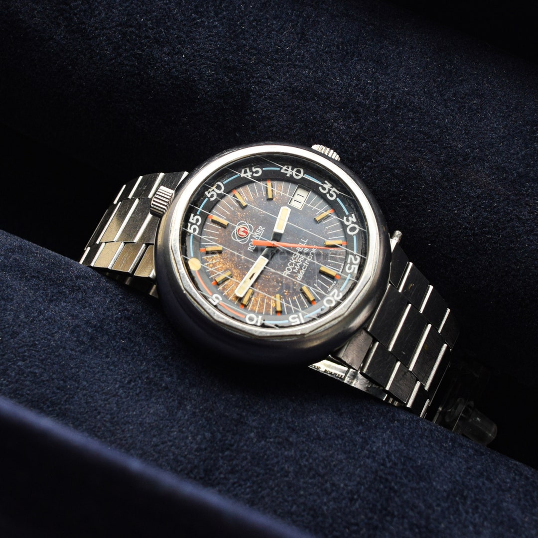Roamer Rockshell Mark III Diver Watch • ETA 9154 Electronic Movement ...
