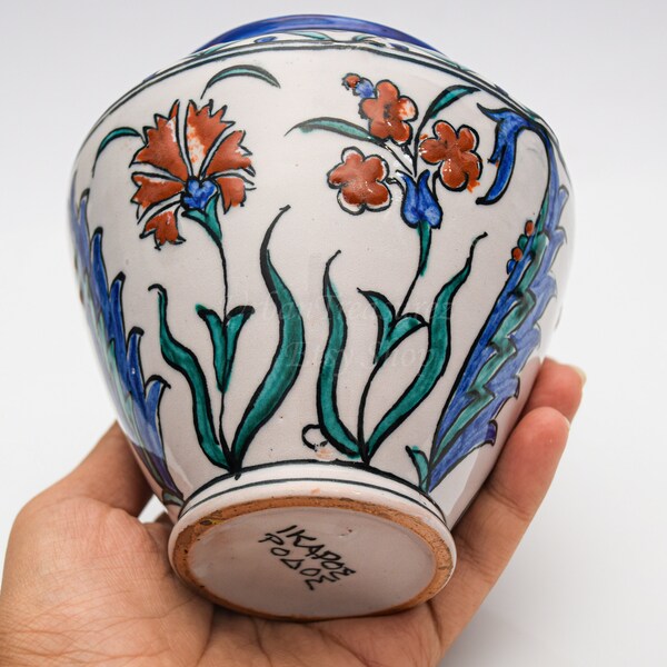 Ceramic Greek Island Vase - Etsy