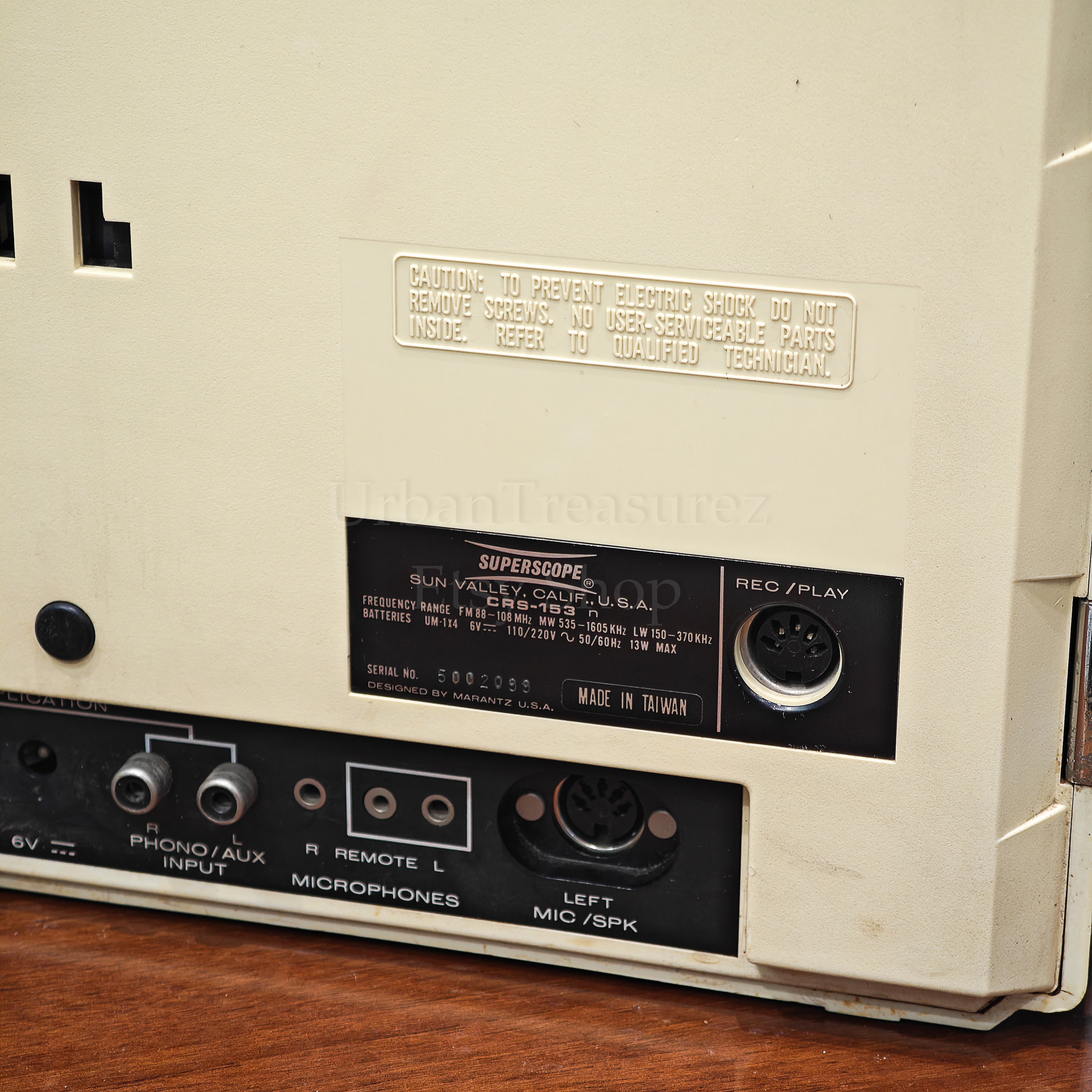 70s Boombox Superscope CRS-152 by Marantz, Vintage Radio Stereo ...