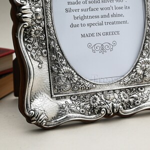 Sterling Silver Picture Frame Silversmith Made Solid Silver 950 Elegant ...
