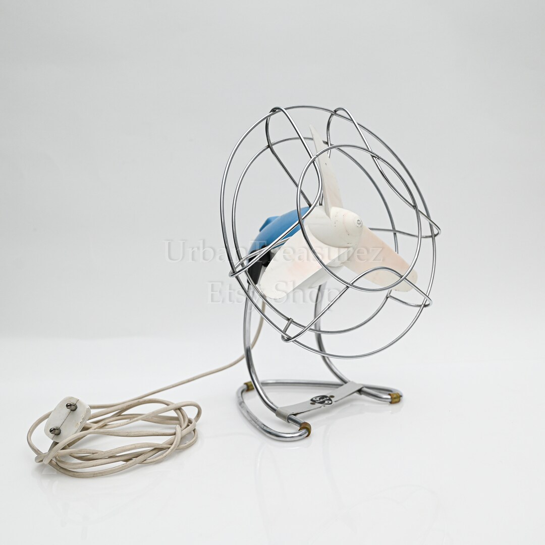 60s Table Fan Retro INDOLA TV7 Vintage Electric Home, Made in Holland ...