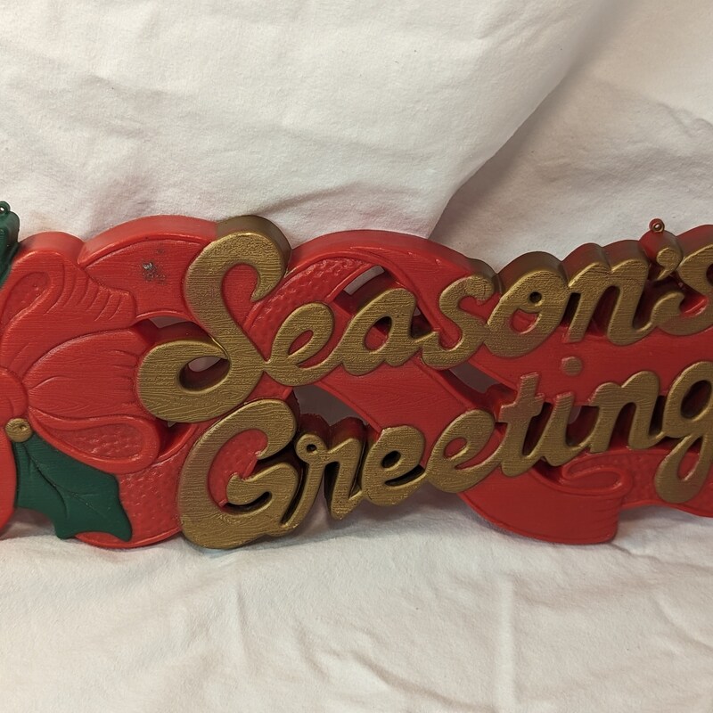 Seasons Greetings Sign - Etsy