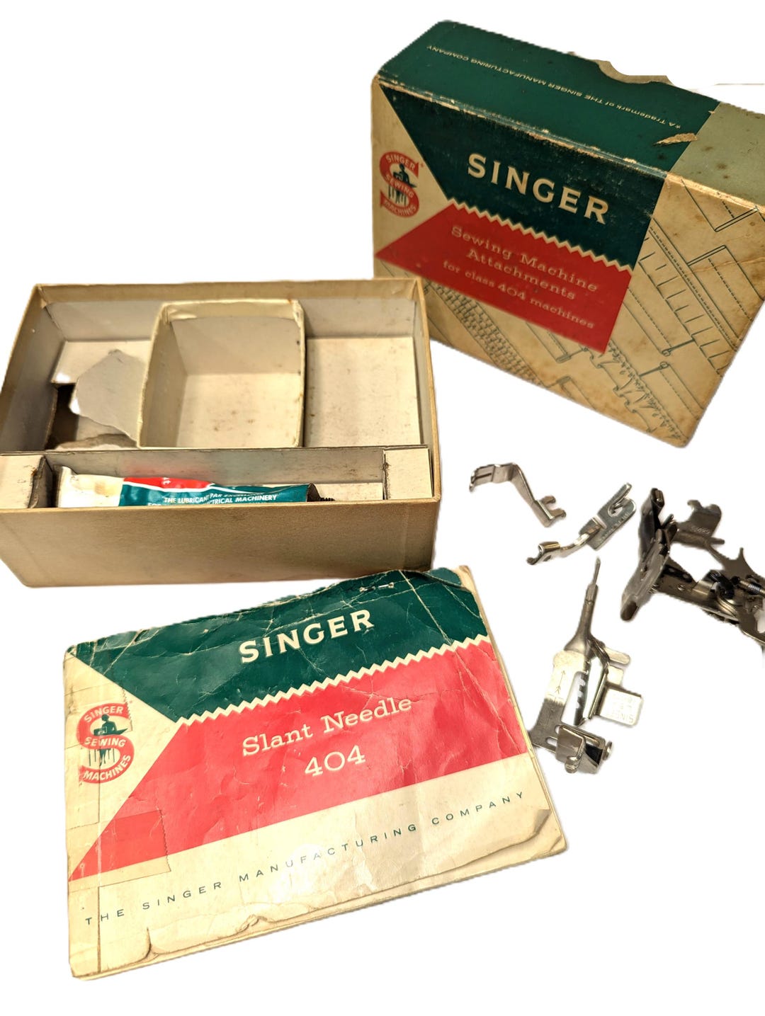 Singer Slant Needle Sewing Machine Parts and Manual in Original Box - Etsy