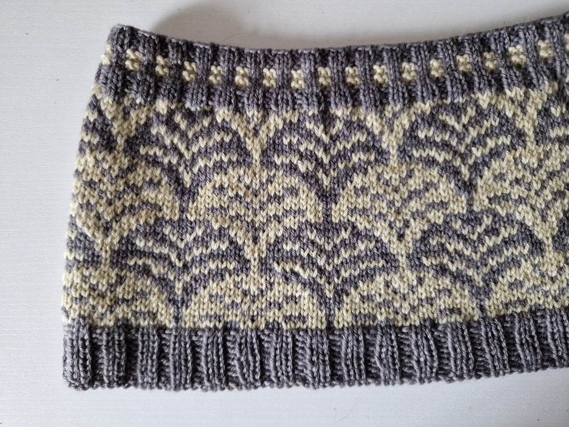 Clamshell Cowl Knitting Pattern - Etsy