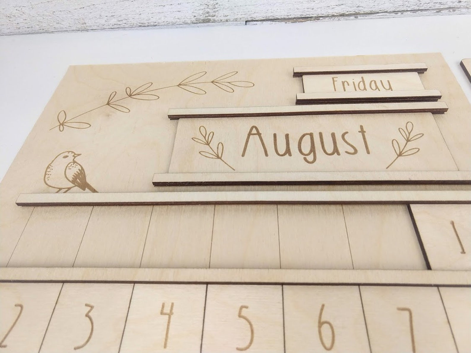Wood Tile Calendar, Homeschool, Charlotte Mason, Cut File- SVG, PDF ...