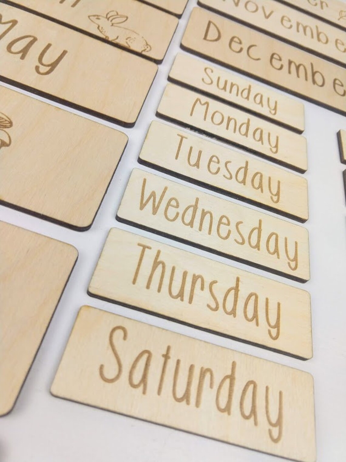 Wood Tile Calendar, Homeschool, Charlotte Mason, Cut File- SVG, PDF ...
