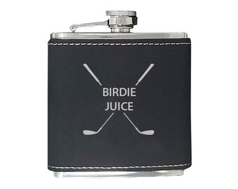 Personalized Birdie Juice 6-ounce Stainless Steel Black Matte | Etsy
