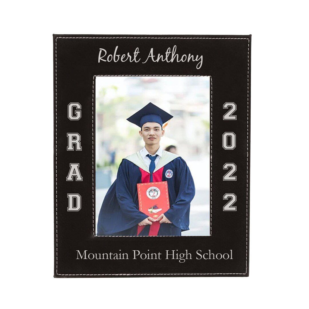 Custom Graduation Frame 2023 2024 2025 - School 4x6 5x7 8x10 ...