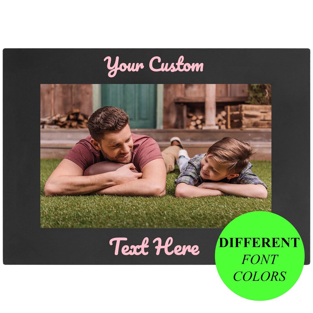 20 Font Colors Personalized Your Custom Text 4x6 Premium Aluminum ...