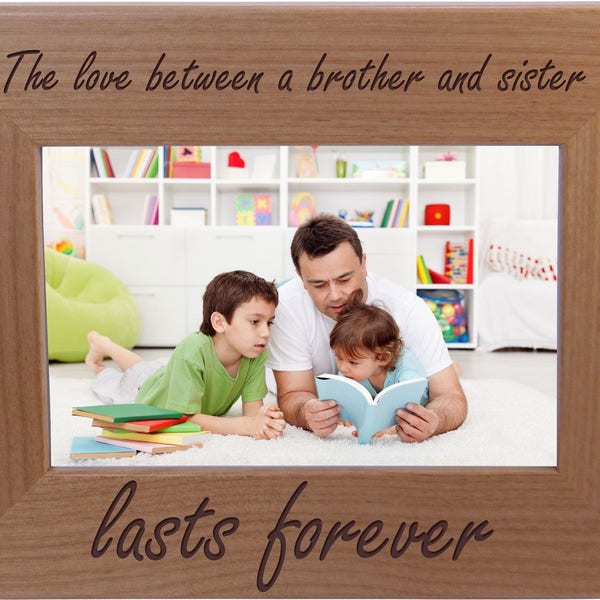 Brother and Sister Picture Frame - Etsy