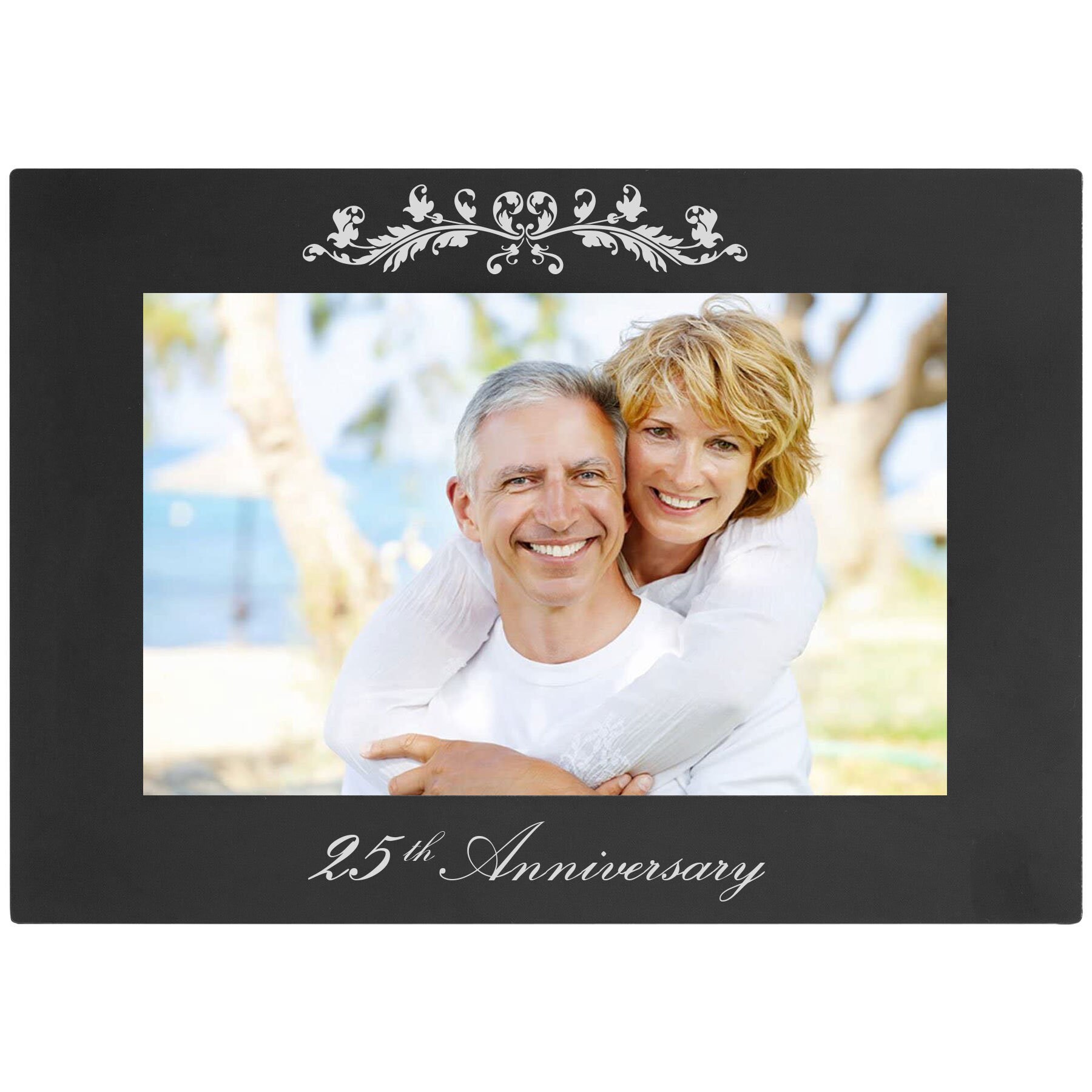 25th - 35th - 50th - 55th - Anniversary - 8x10 Anodized Aluminum ...