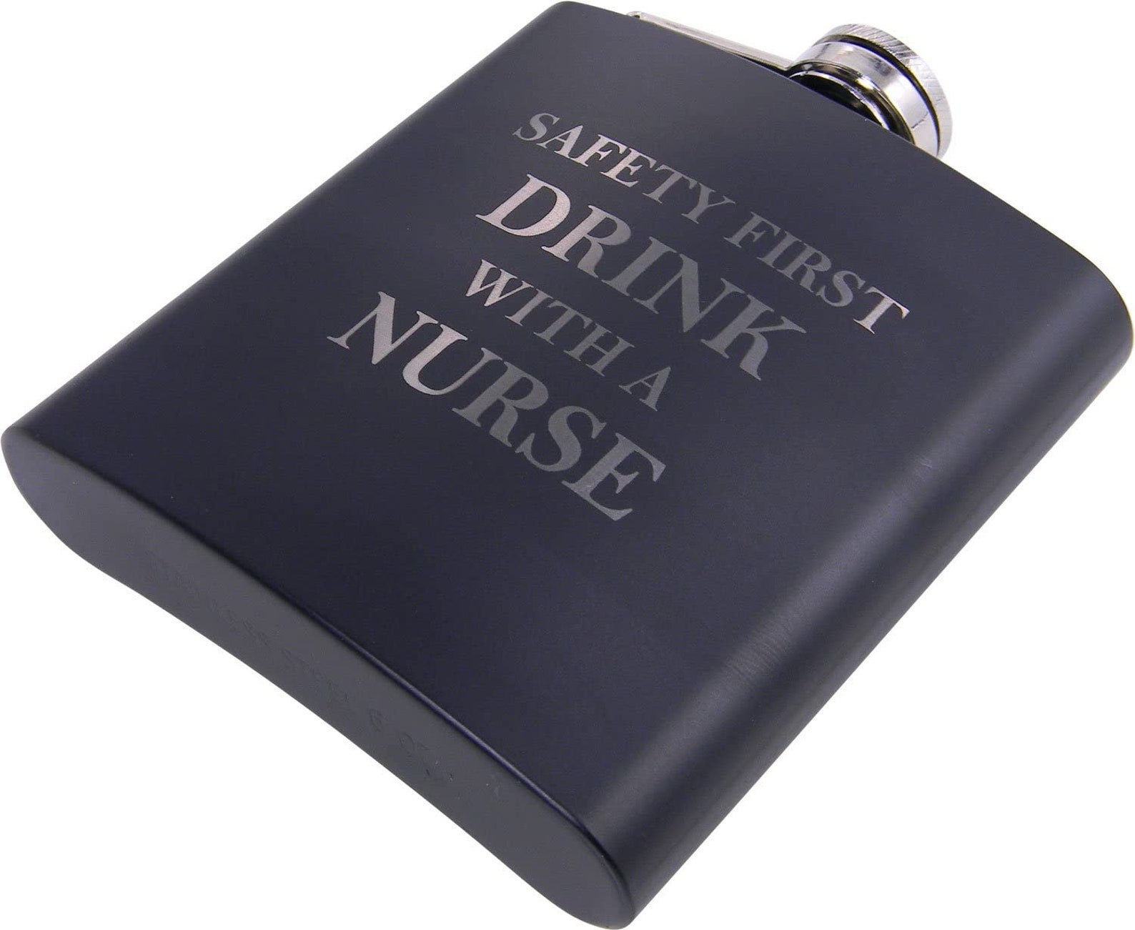 Safety First Drink With a Nurse 6-ounce Stainless Steel - Etsy