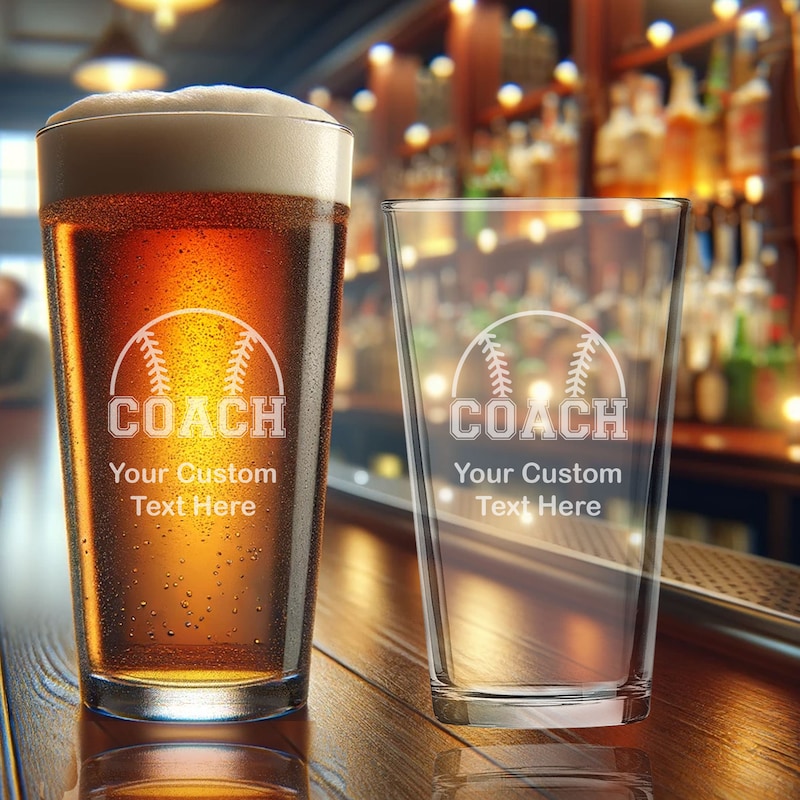 Custom Beer Glasses - Etsy