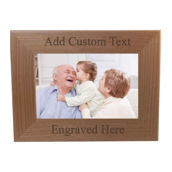 Engraved Wood Picture Frames - Etsy
