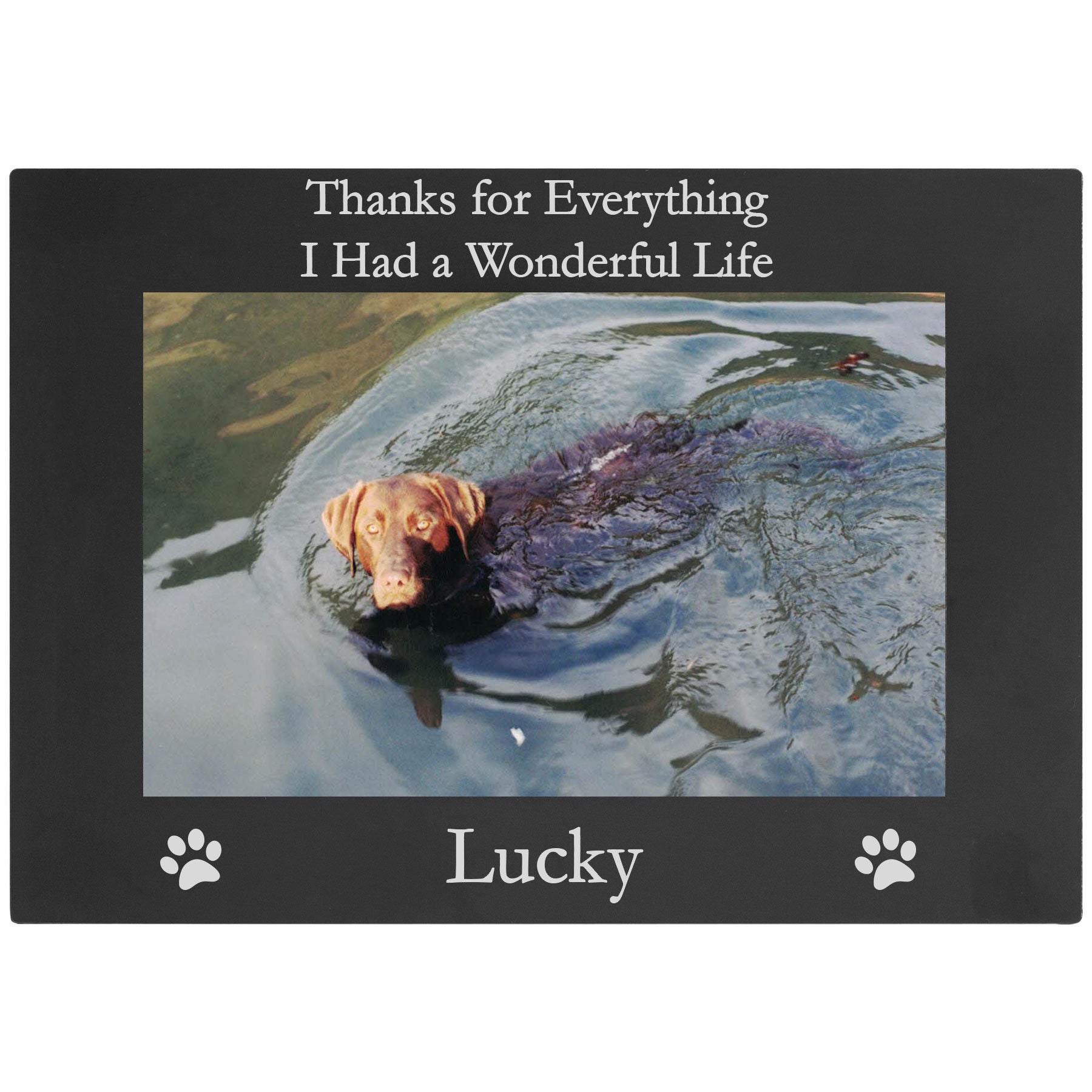 Thanks for Everything I Had a Wonderful Life 4x6 5x7 8x10 Anodized ...
