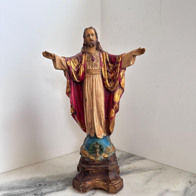 Chalkware Religious Statues - Etsy