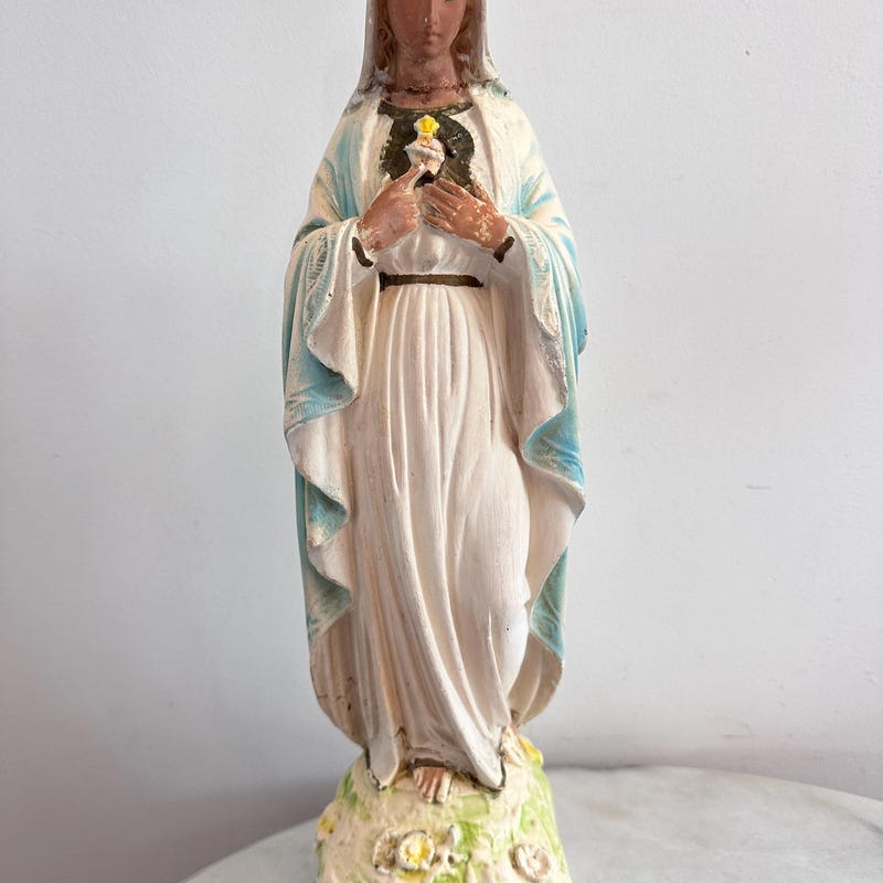 Chalkware Religious Statues - Etsy