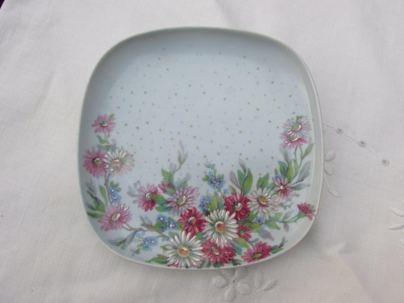 Limoges Plate - Hand Painted Floral Design - Vintage - Etsy