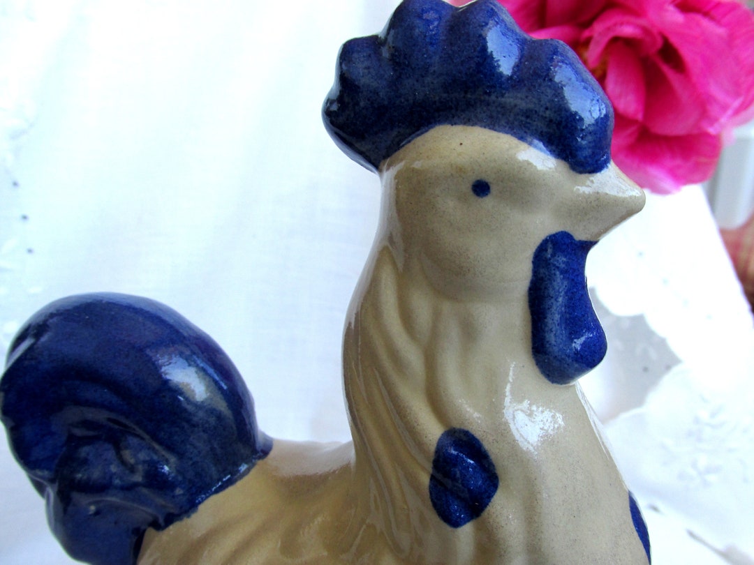 Rooster - Pottery Chicken - Etsy