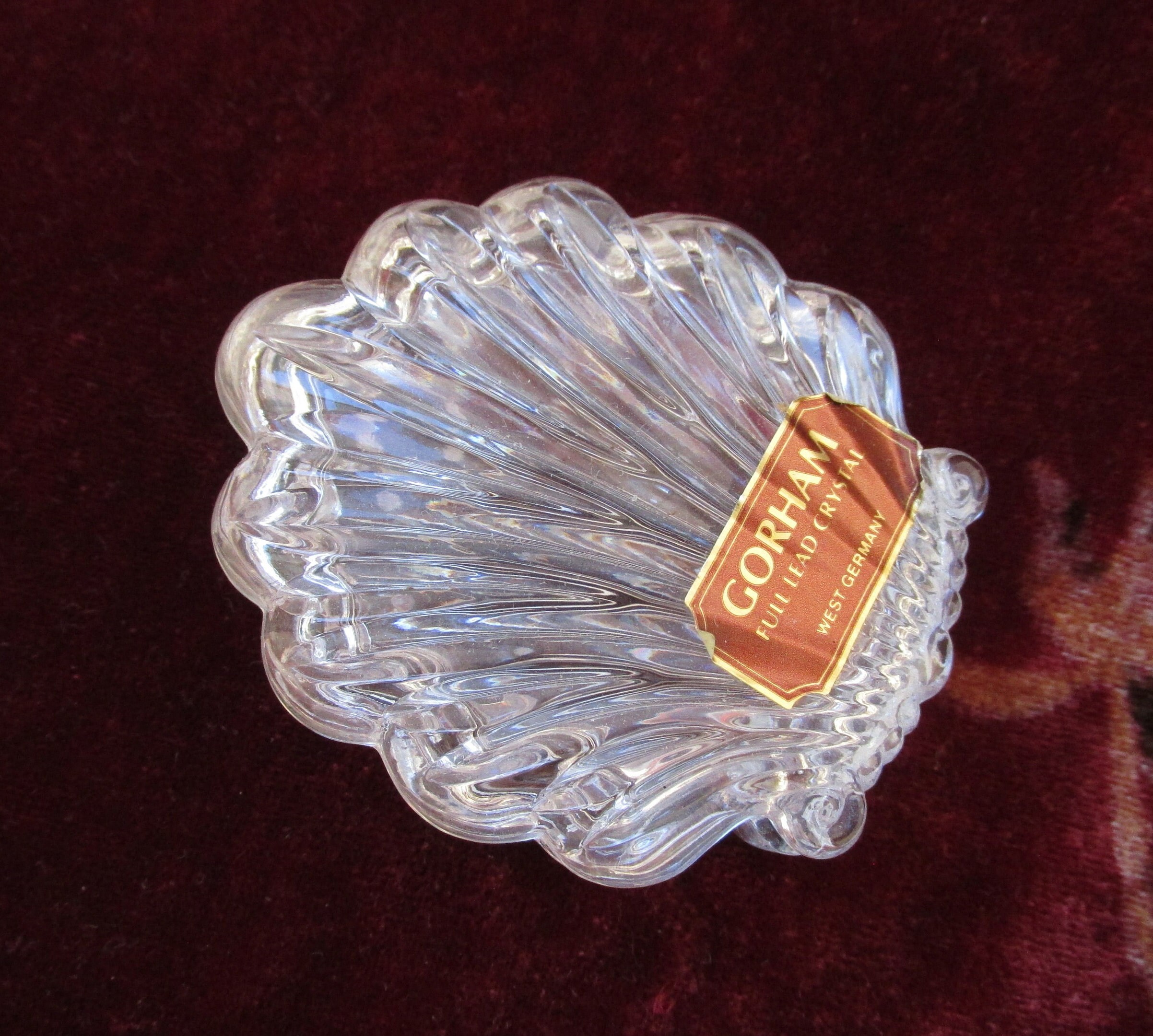 Crystal Box With Lid by Gorham Vintage - Etsy