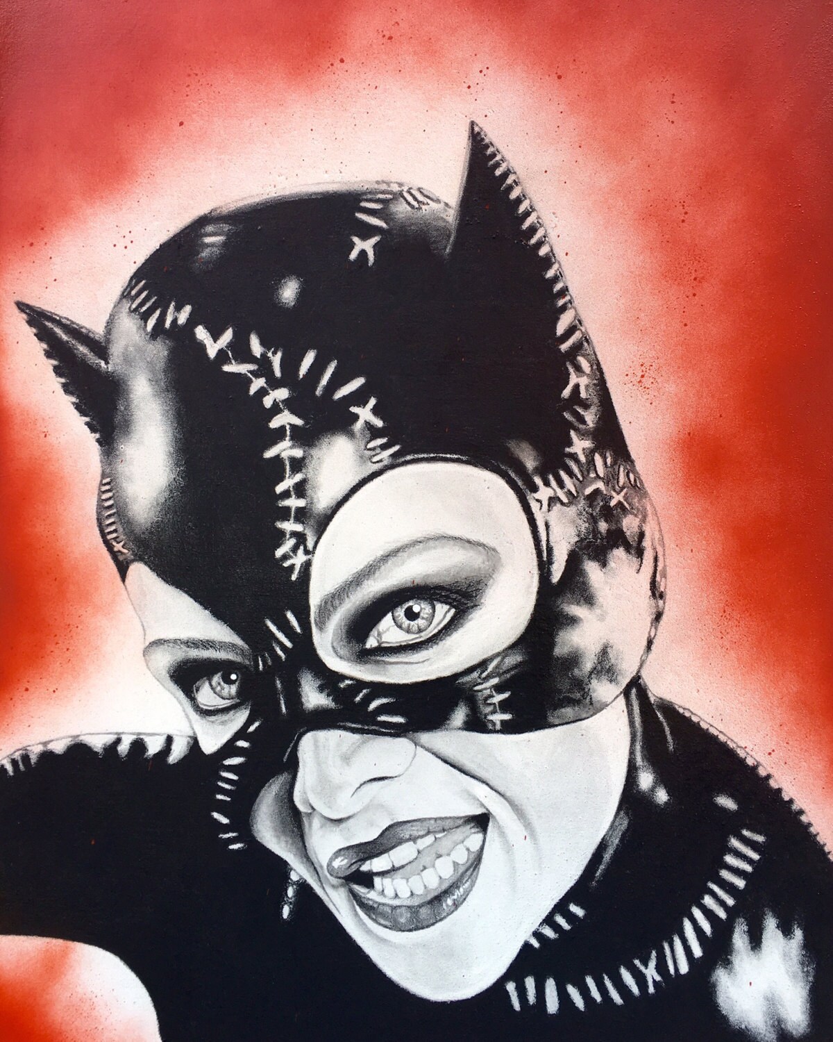 Catwoman meow Art Print - Etsy